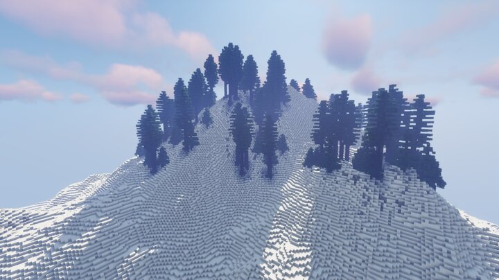 Winter landscape Minecraft Map