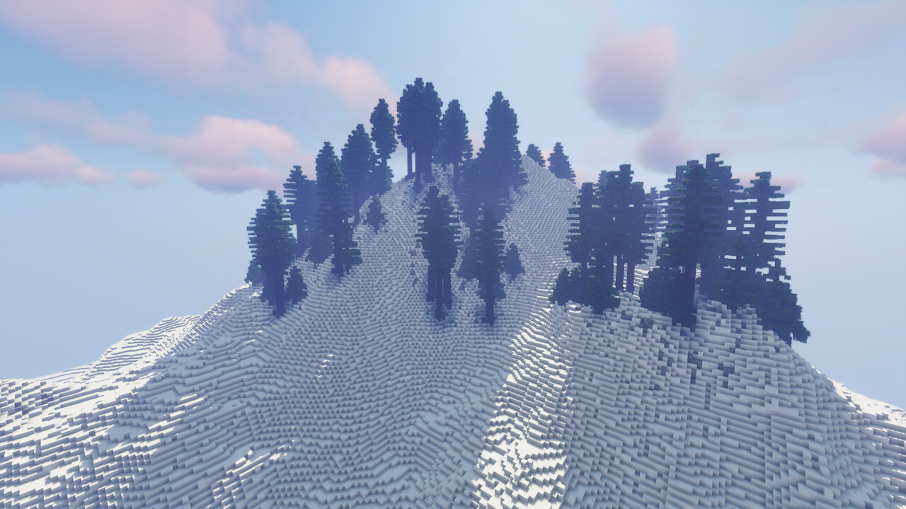 Winter landscape Minecraft Map