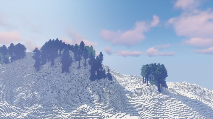 Winter landscape Minecraft Map