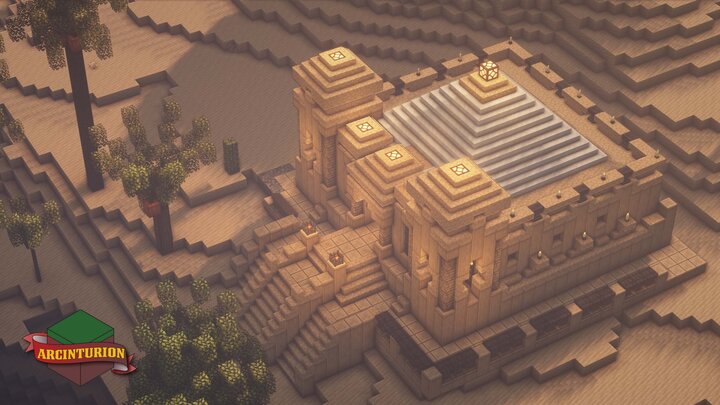 Desert Temple Redesign [Tutorial and World Download] Minecraft Map