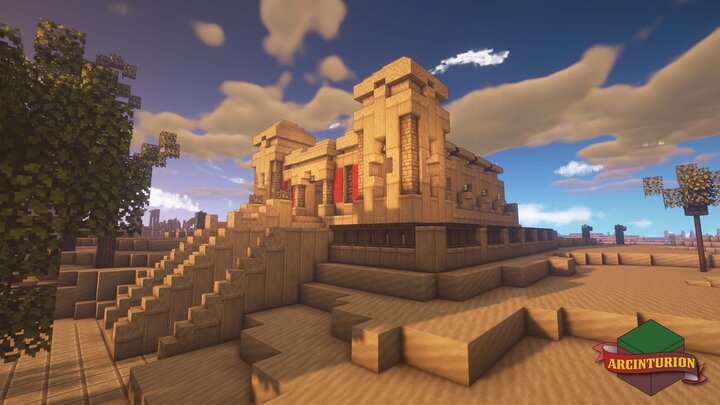 Desert Temple Redesign [Tutorial and World Download] Minecraft Map