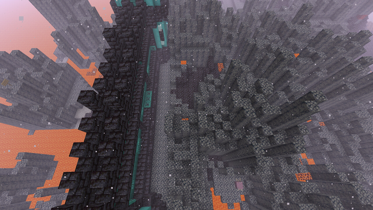 Nether Minecraft Wall Tutorial!! Minecraft Map