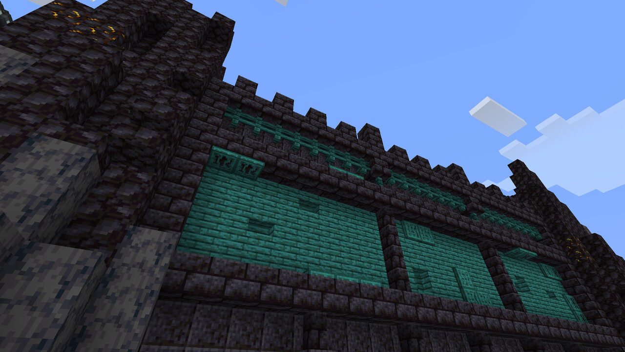 Nether Minecraft Wall Tutorial!! Minecraft Map