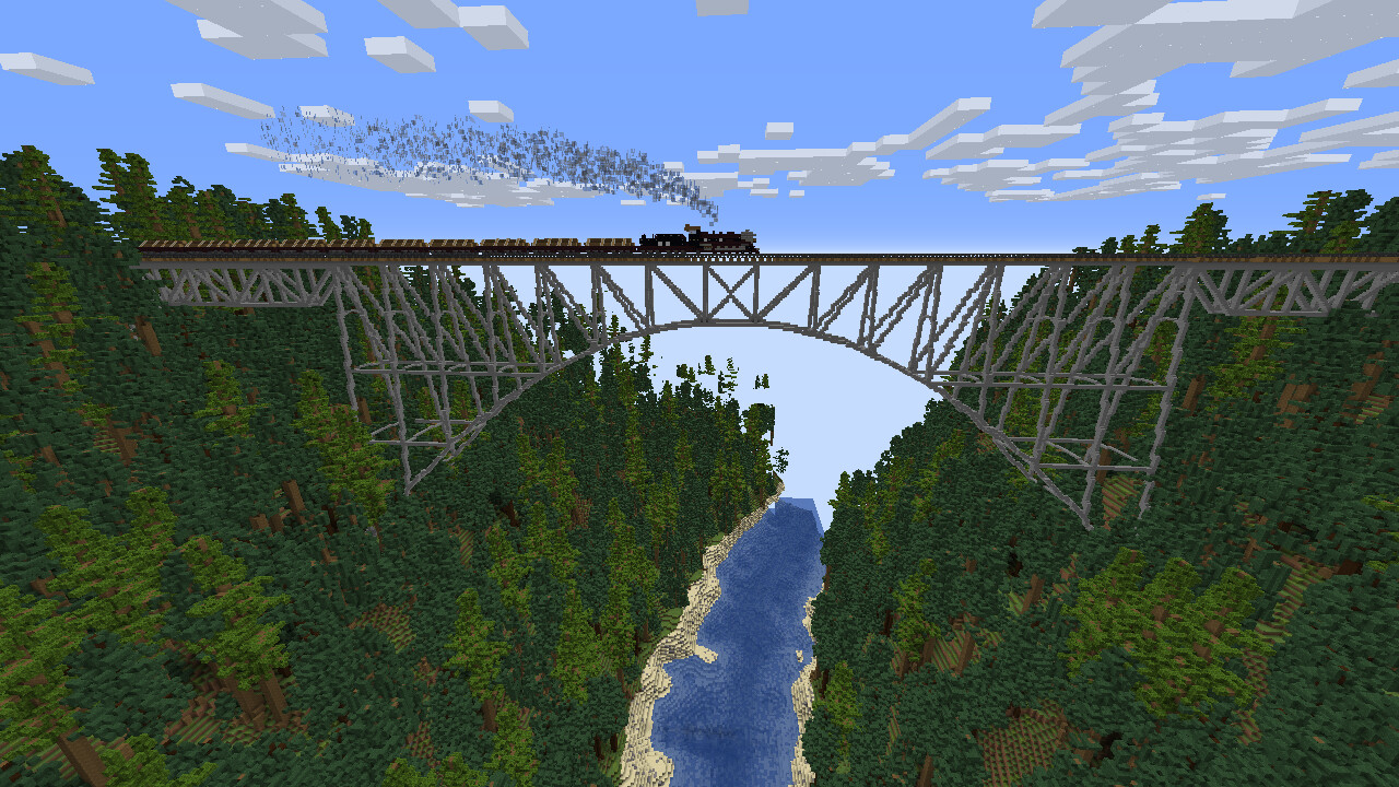 Vance Creek Steel Bridge Minecraft Map