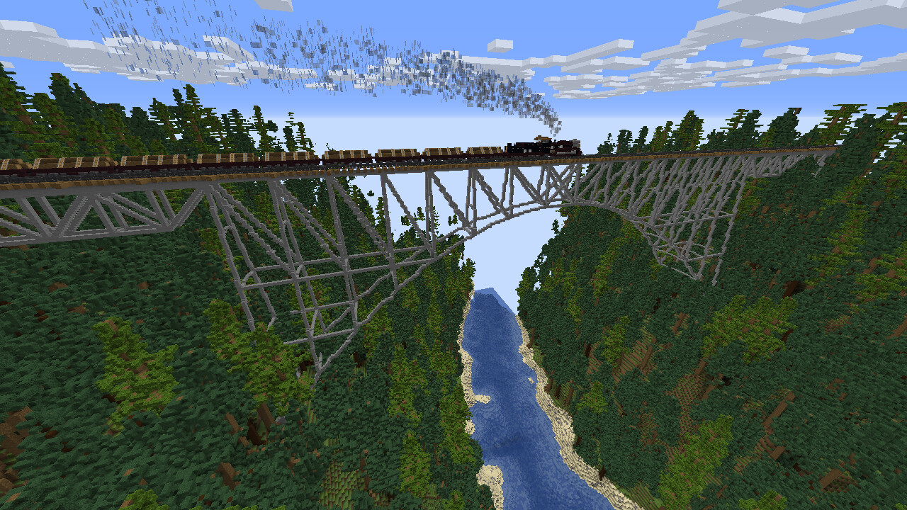 Vance Creek Steel Bridge Minecraft Map