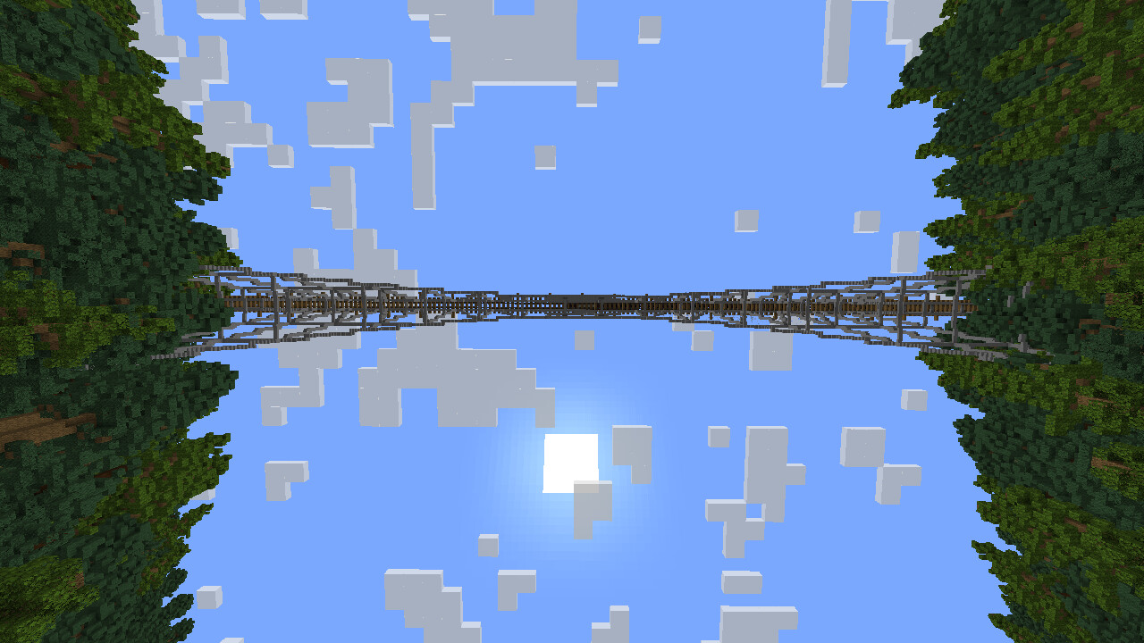 Vance Creek Steel Bridge Minecraft Map