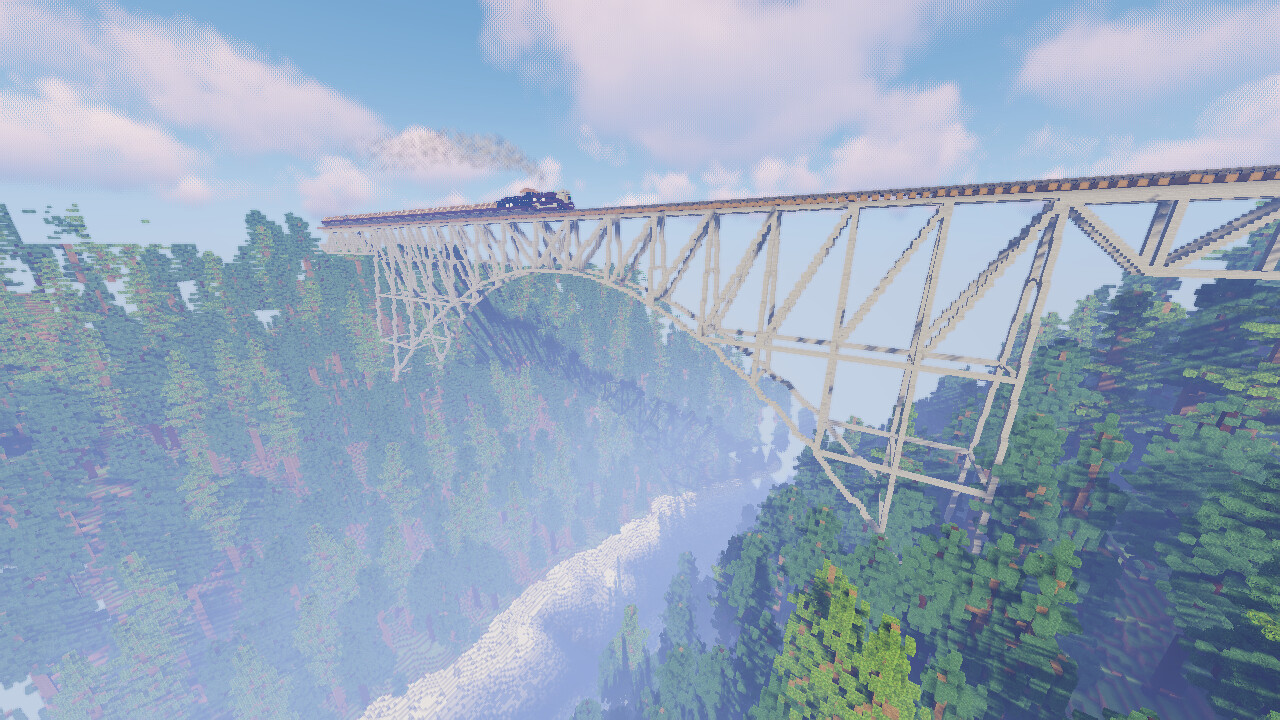 Vance Creek Steel Bridge Minecraft Map