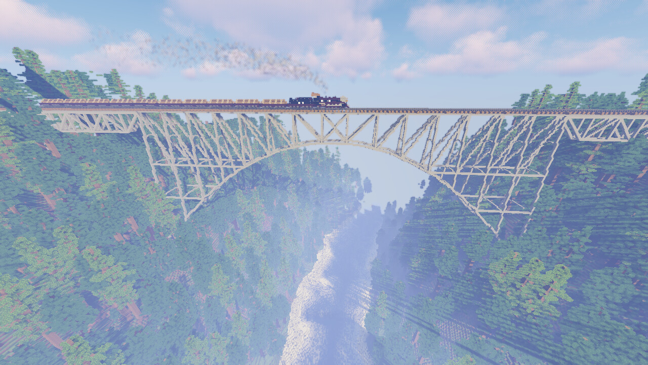 Vance Creek Steel Bridge Minecraft Map