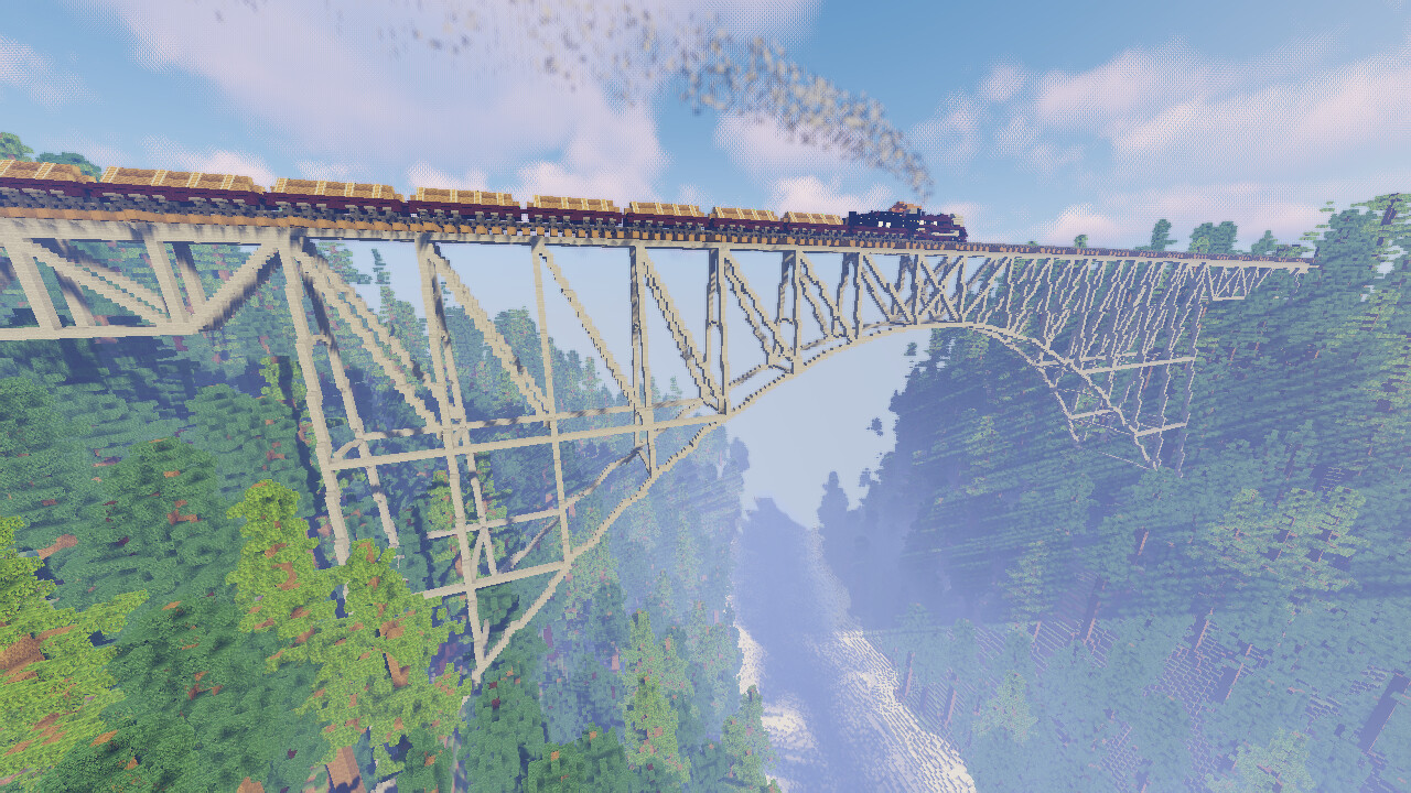 Vance Creek Steel Bridge Minecraft Map