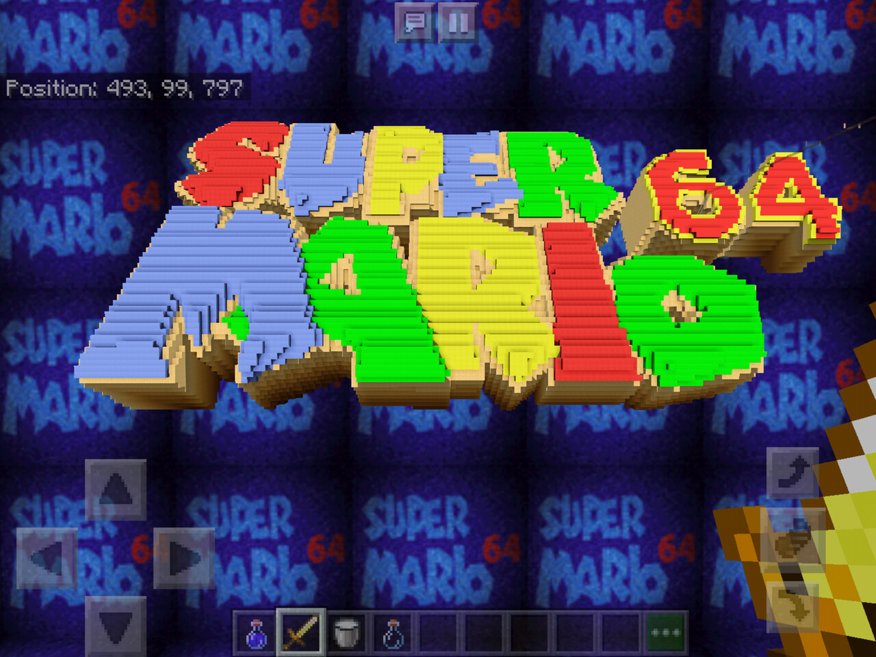 Super Mario 64 Minecraft Map