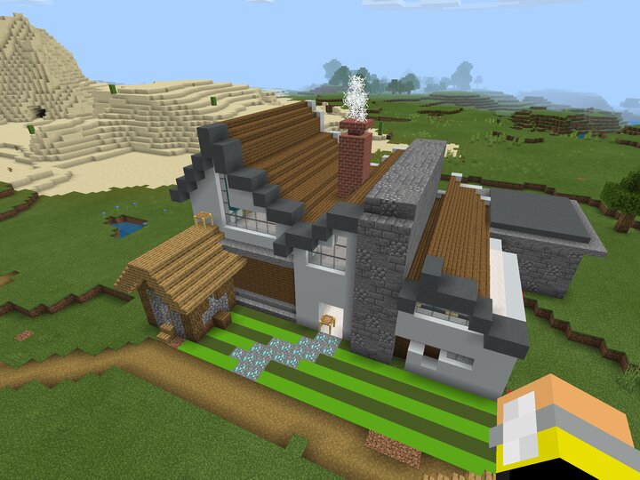 Modern style house Minecraft Map