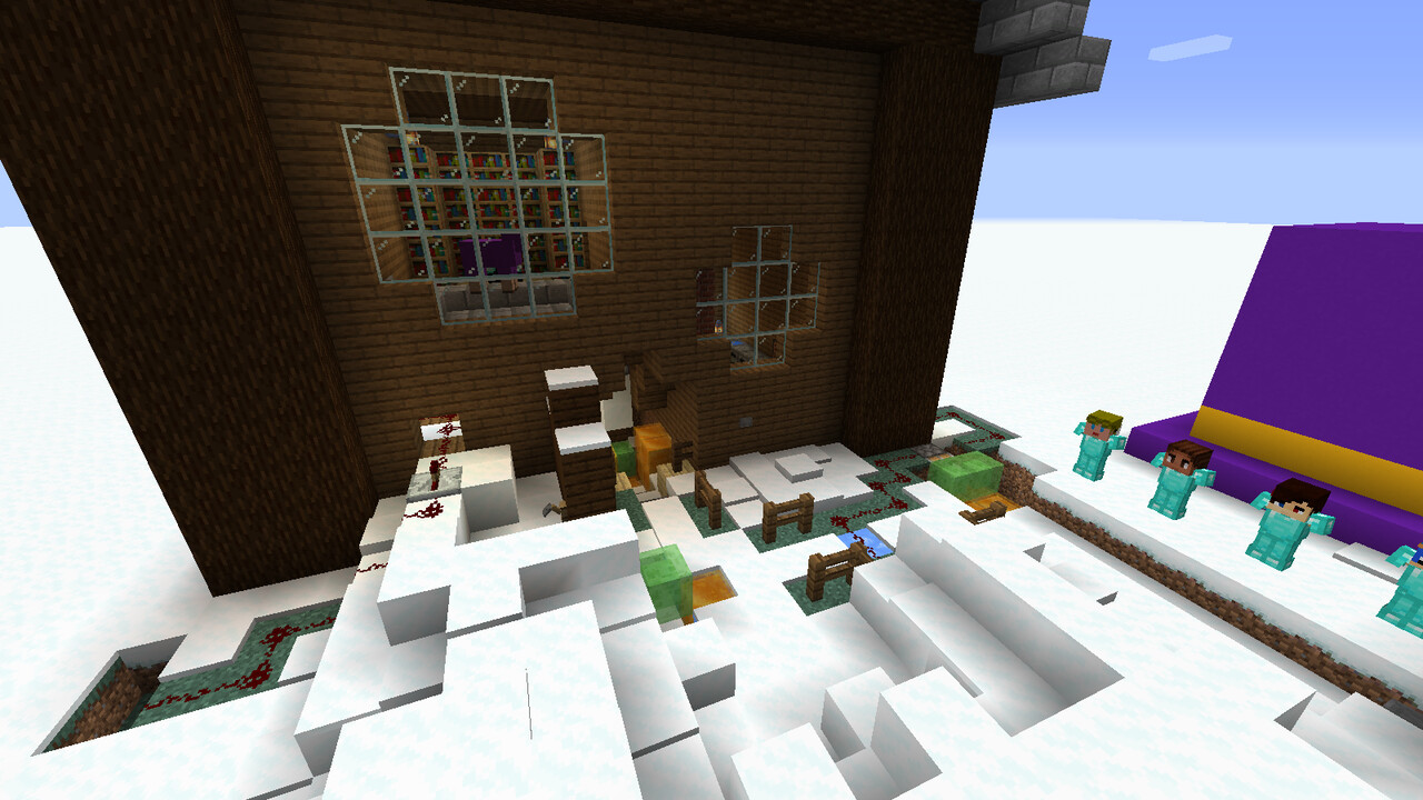 My Failboat Snow Golem Machine Minecraft Map