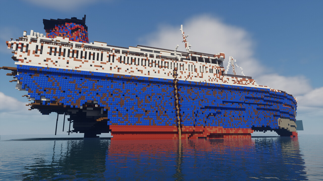 Ss American Star wreck 2004 Minecraft Map