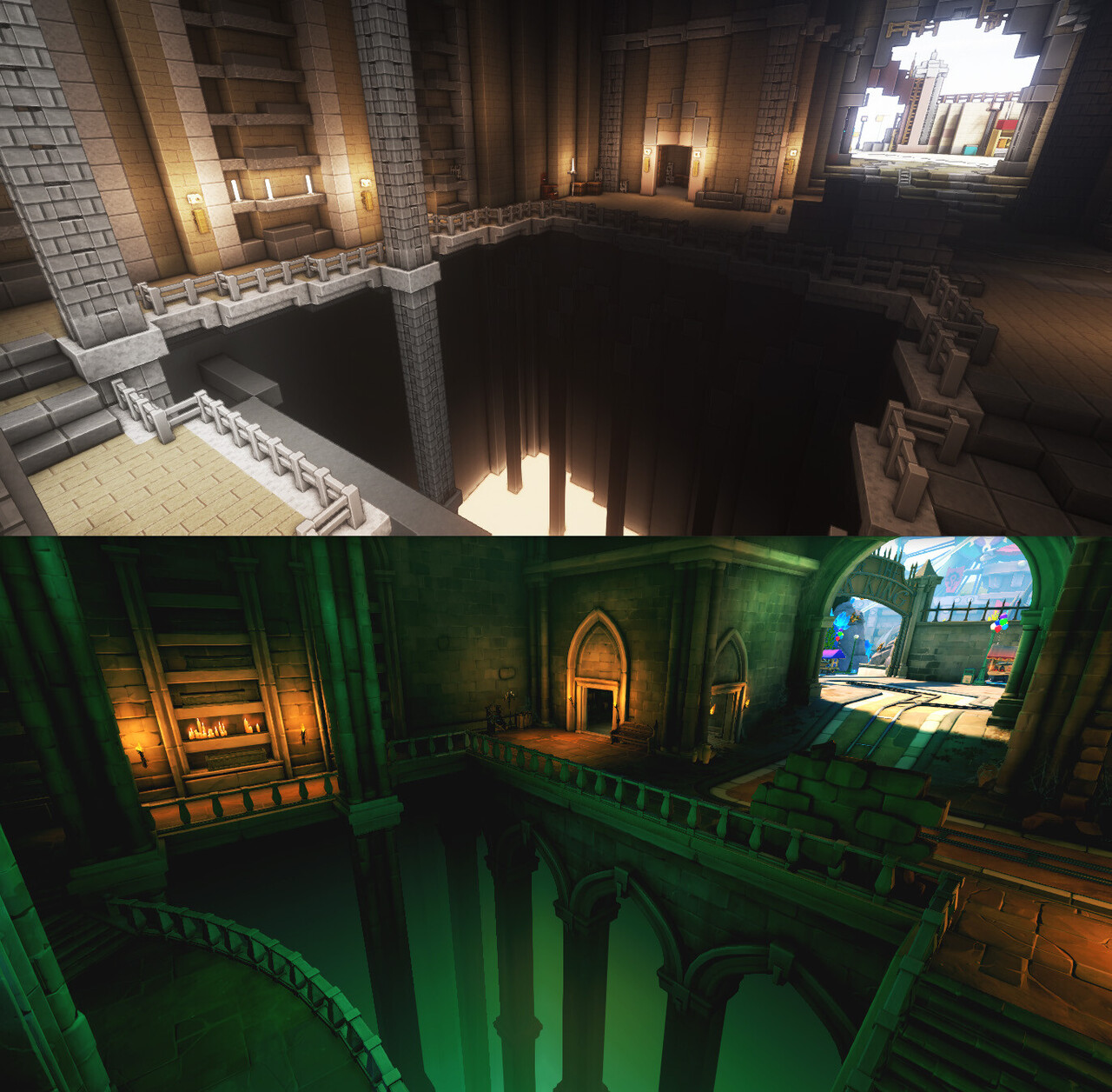 OVERWATCH BLIZZARD WORLD MAP Minecraft Map