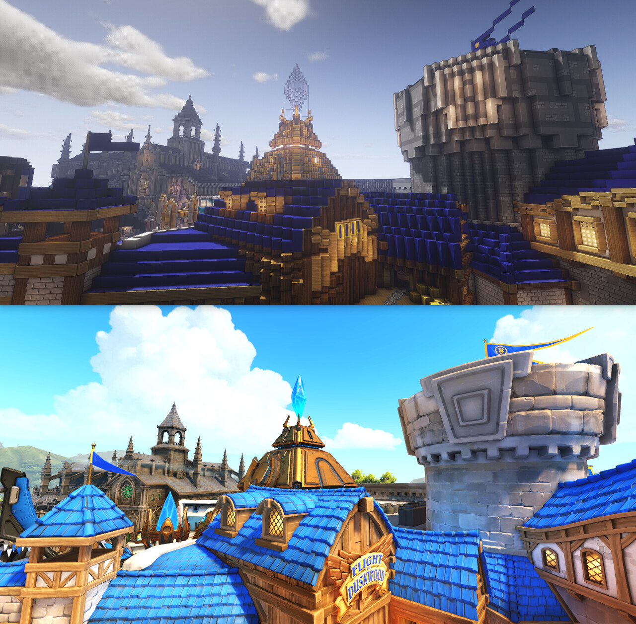 OVERWATCH BLIZZARD WORLD MAP Minecraft Map