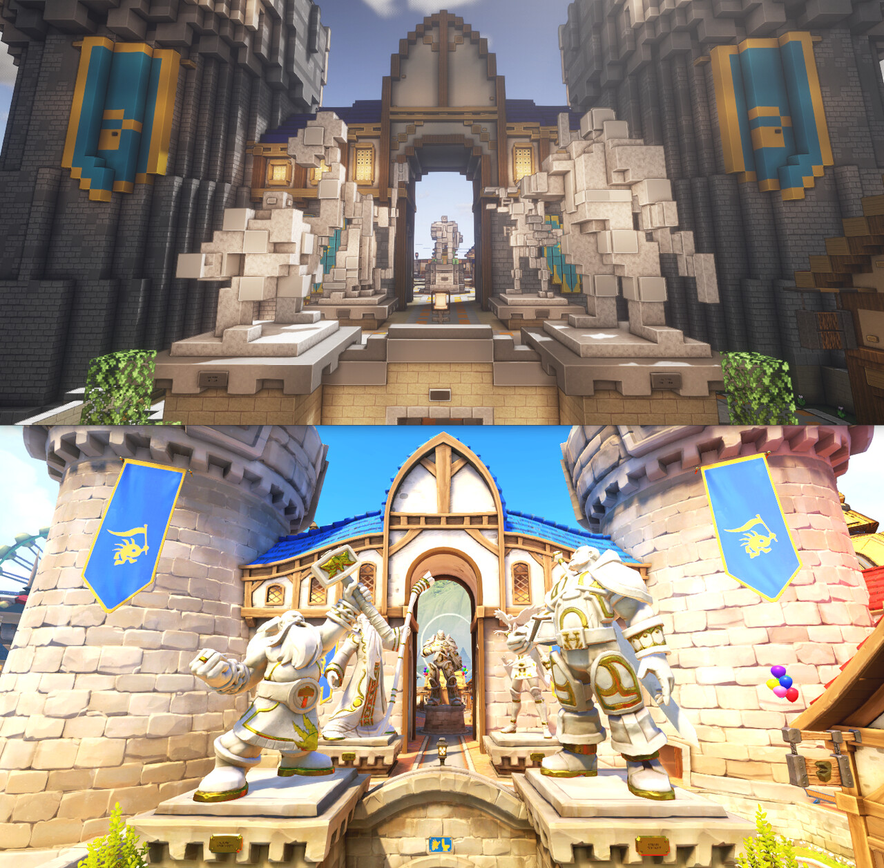 OVERWATCH BLIZZARD WORLD MAP Minecraft Map