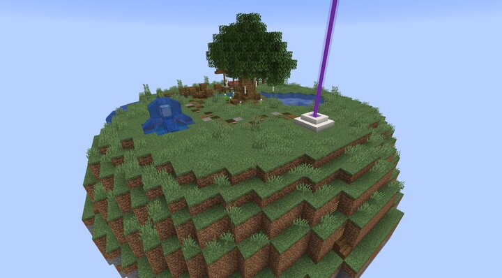 simple skyblock spawn Minecraft Map