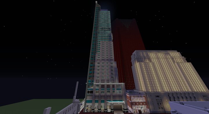 Trump Hotel Tower / St. Regis, Toronto Minecraft Map