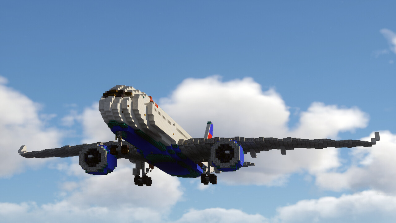 Airbus A350-900 | Delta Airlines Minecraft Map