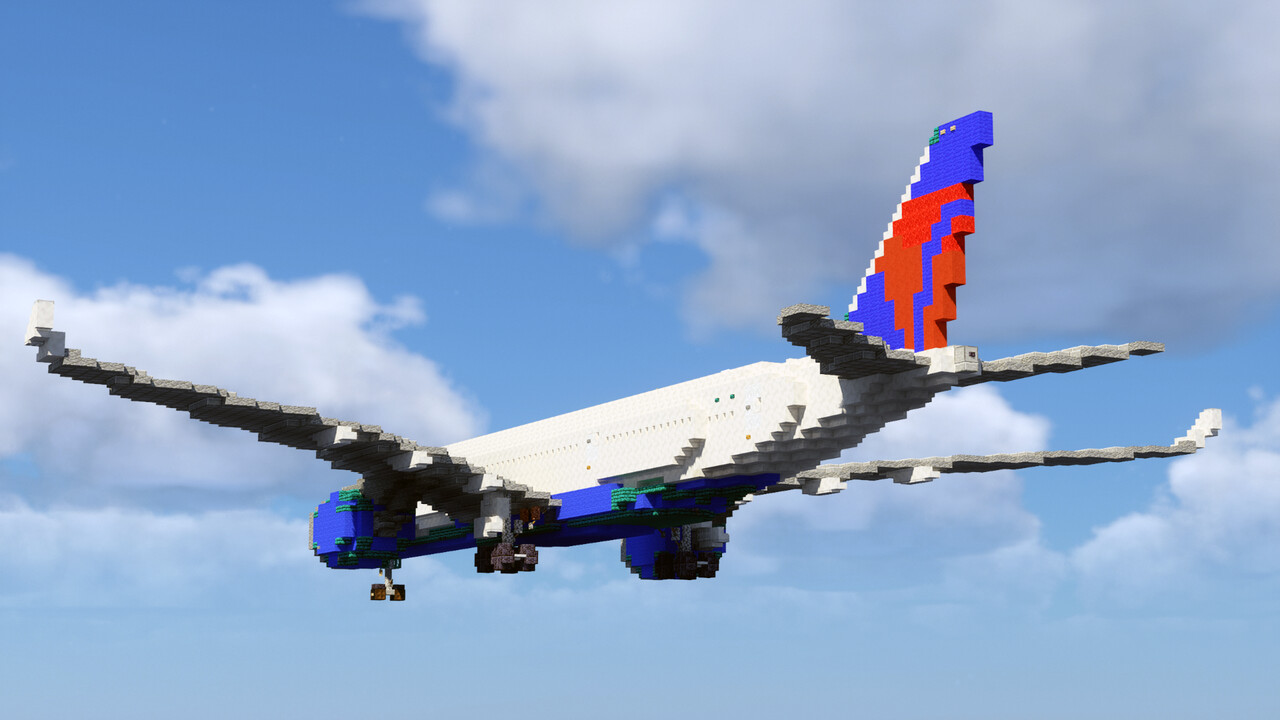 Airbus A350-900 | Delta Airlines Minecraft Map