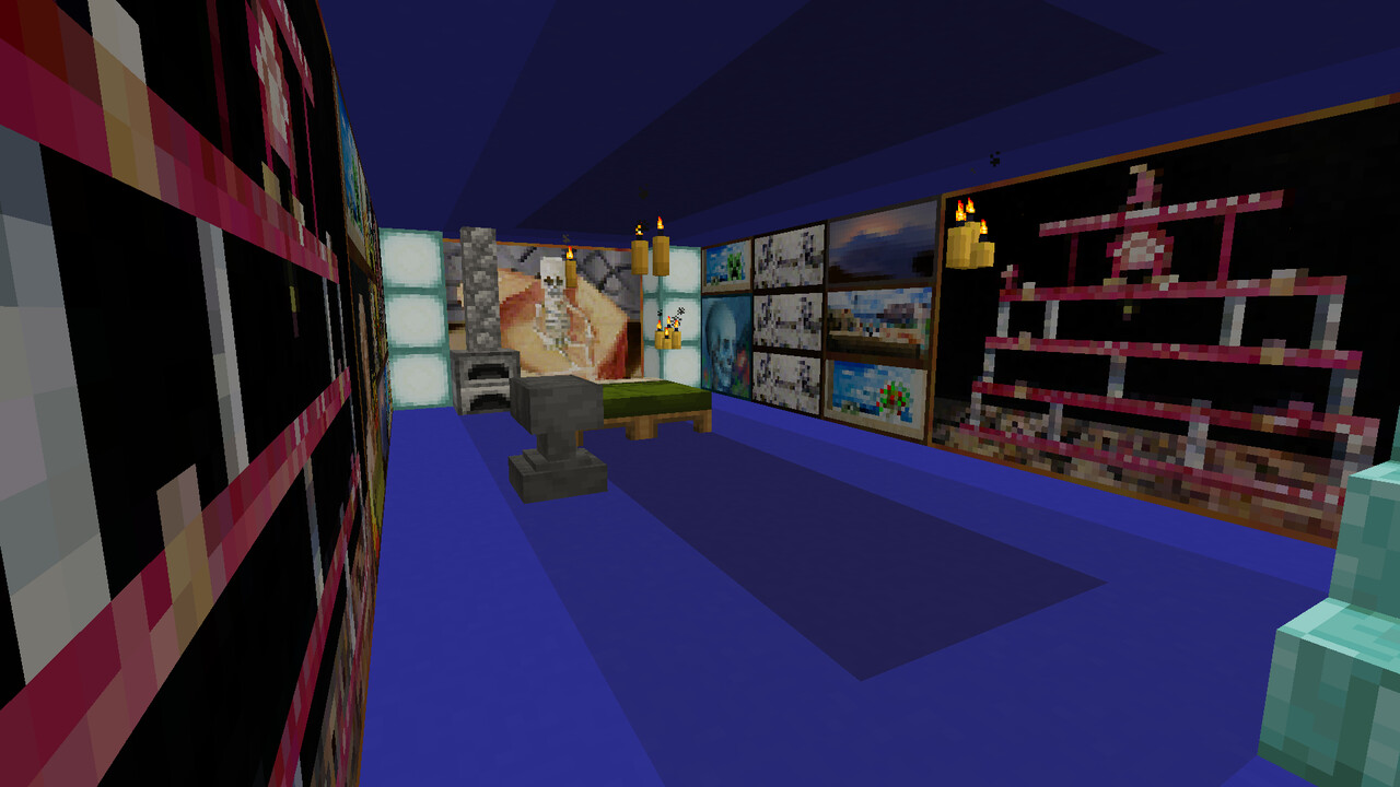 Blue base Minecraft Map