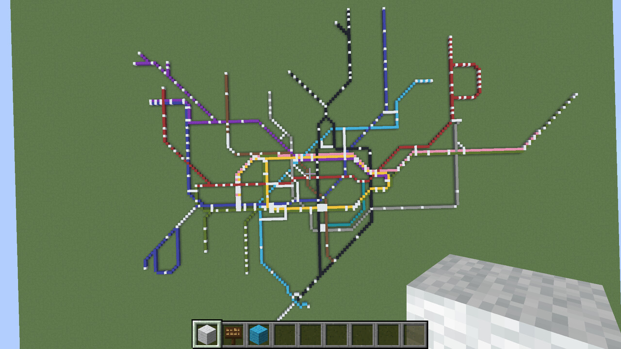 London Tube Map Minecraft Map