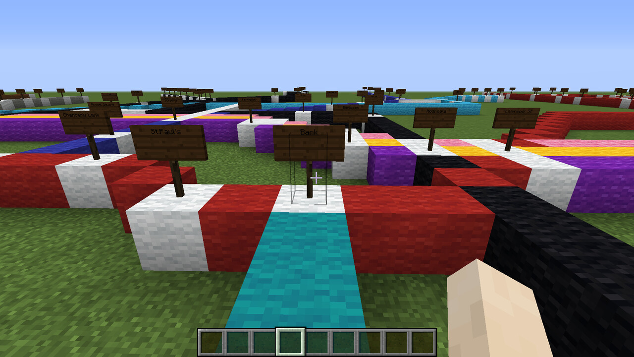 London Tube Map Minecraft Map