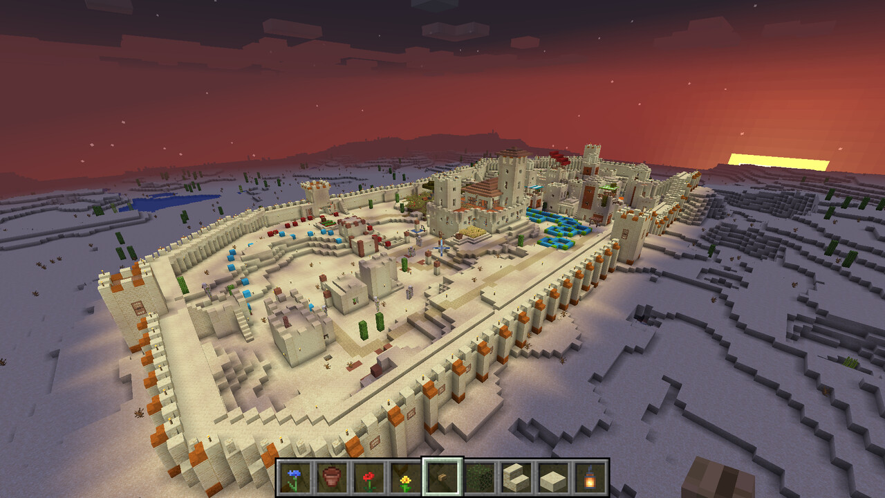 Desert town Minecraft Map