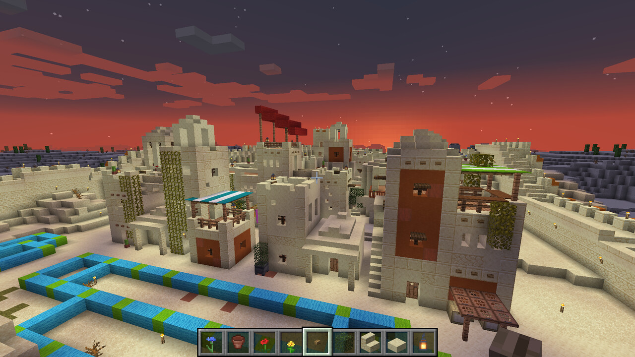 Desert town Minecraft Map