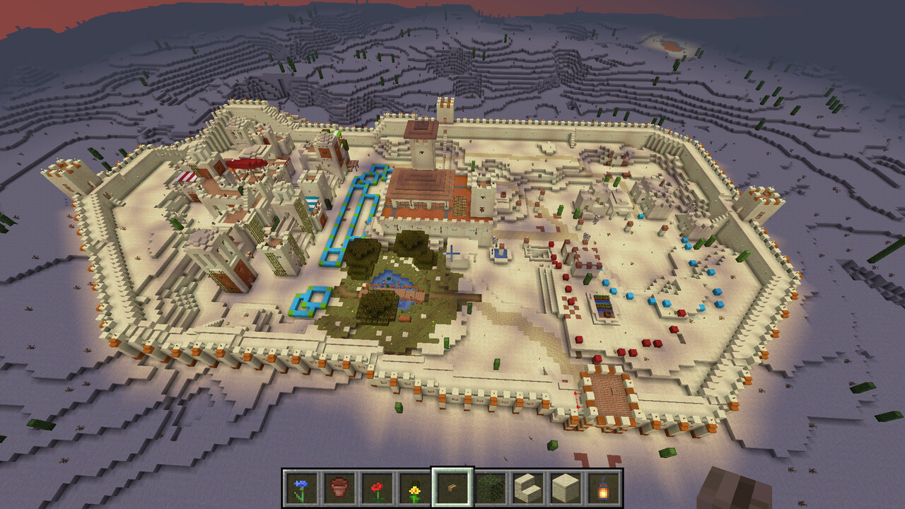 Desert town Minecraft Map