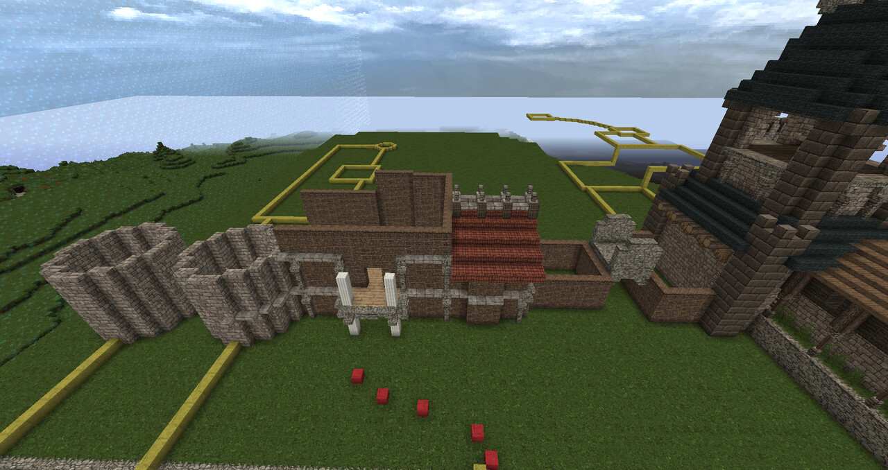 Medieval castle complex Minecraft Map