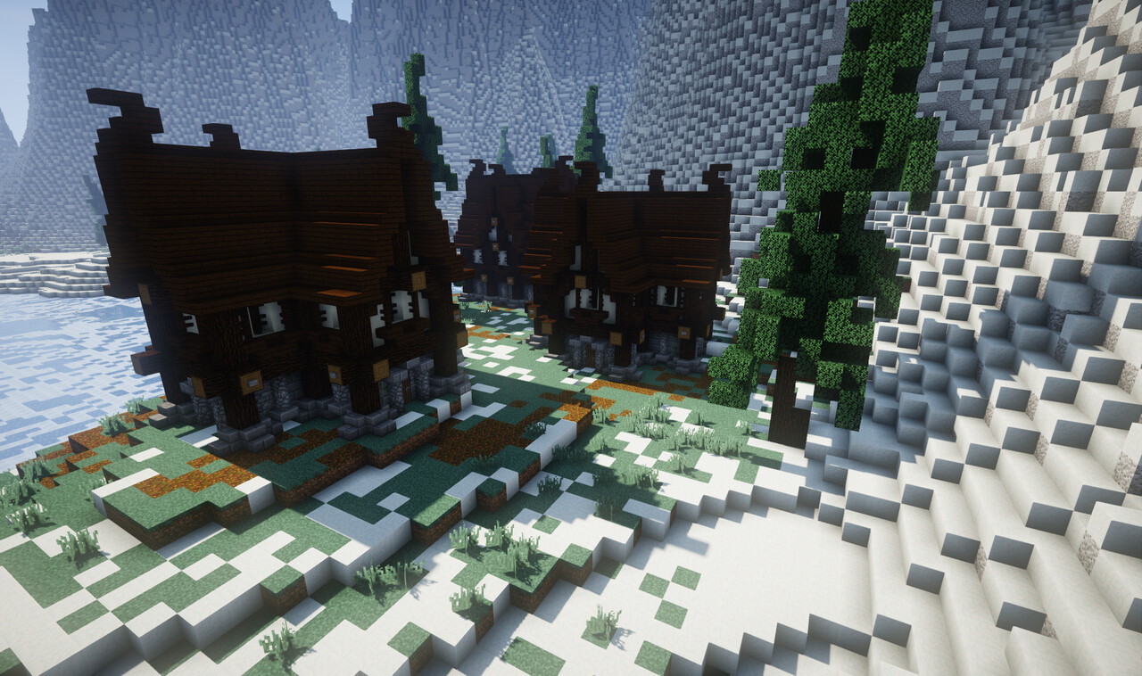 frozen lakes Minecraft Map