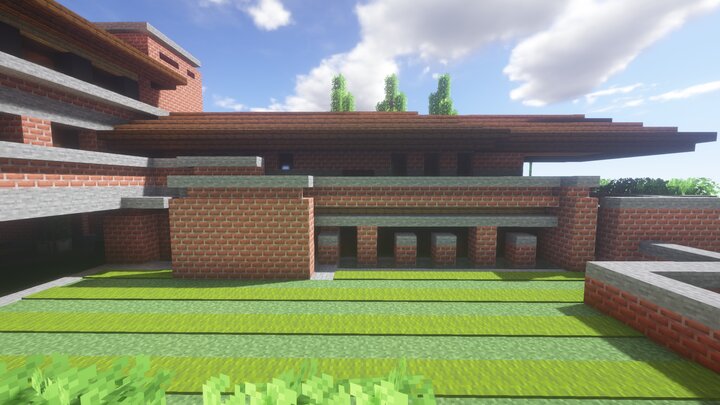 A little Robie House Minecraft Map