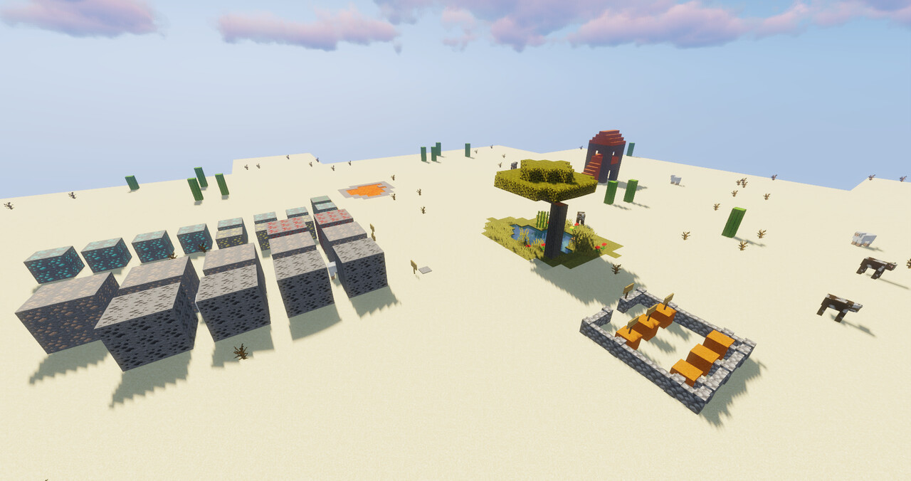 Oasis survival Minecraft Map