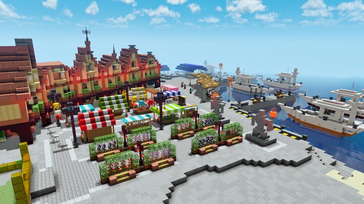 Seaside Town Minecraft Map