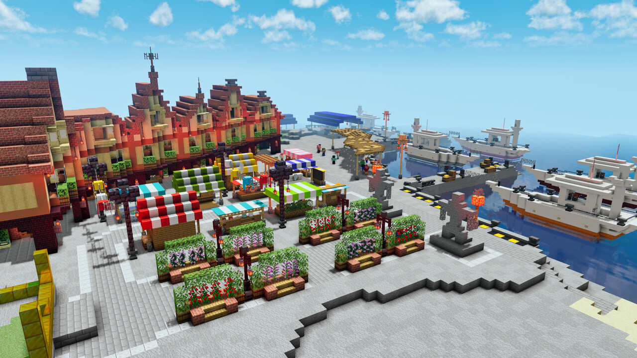 Seaside Town Minecraft Map