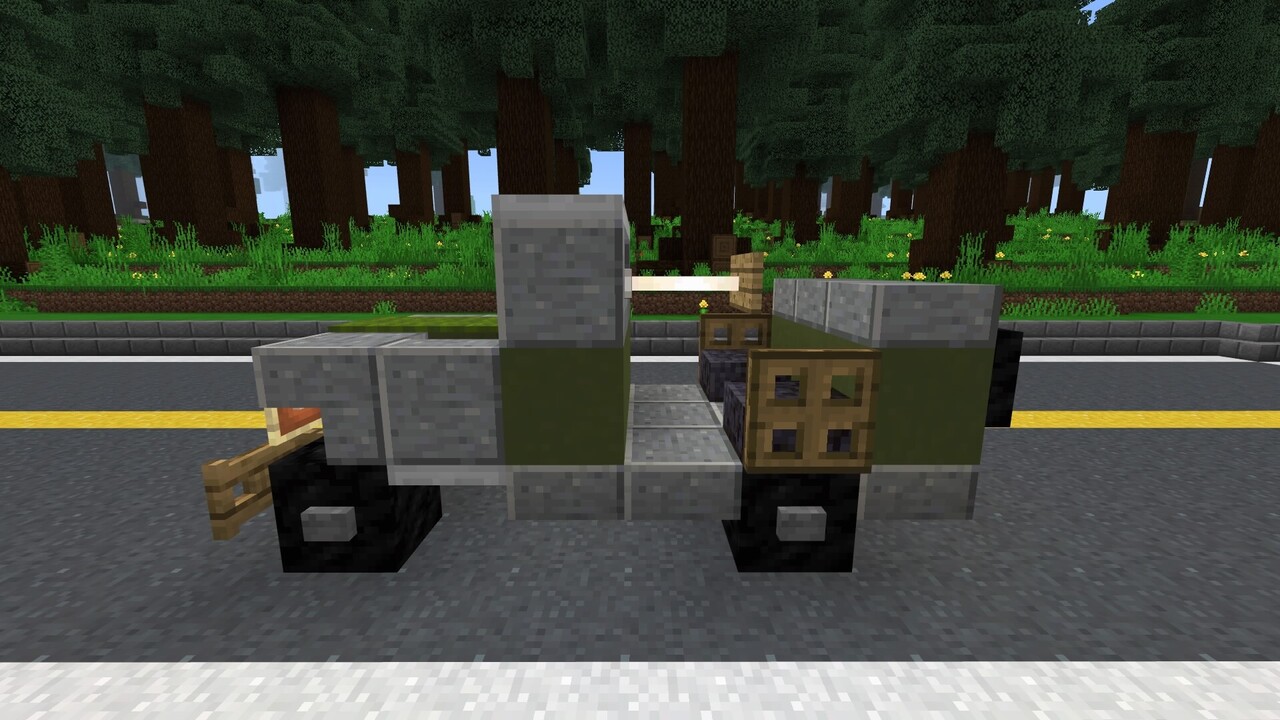 Fallout 76 U.S Army Offroad Jeep Minecraft Map