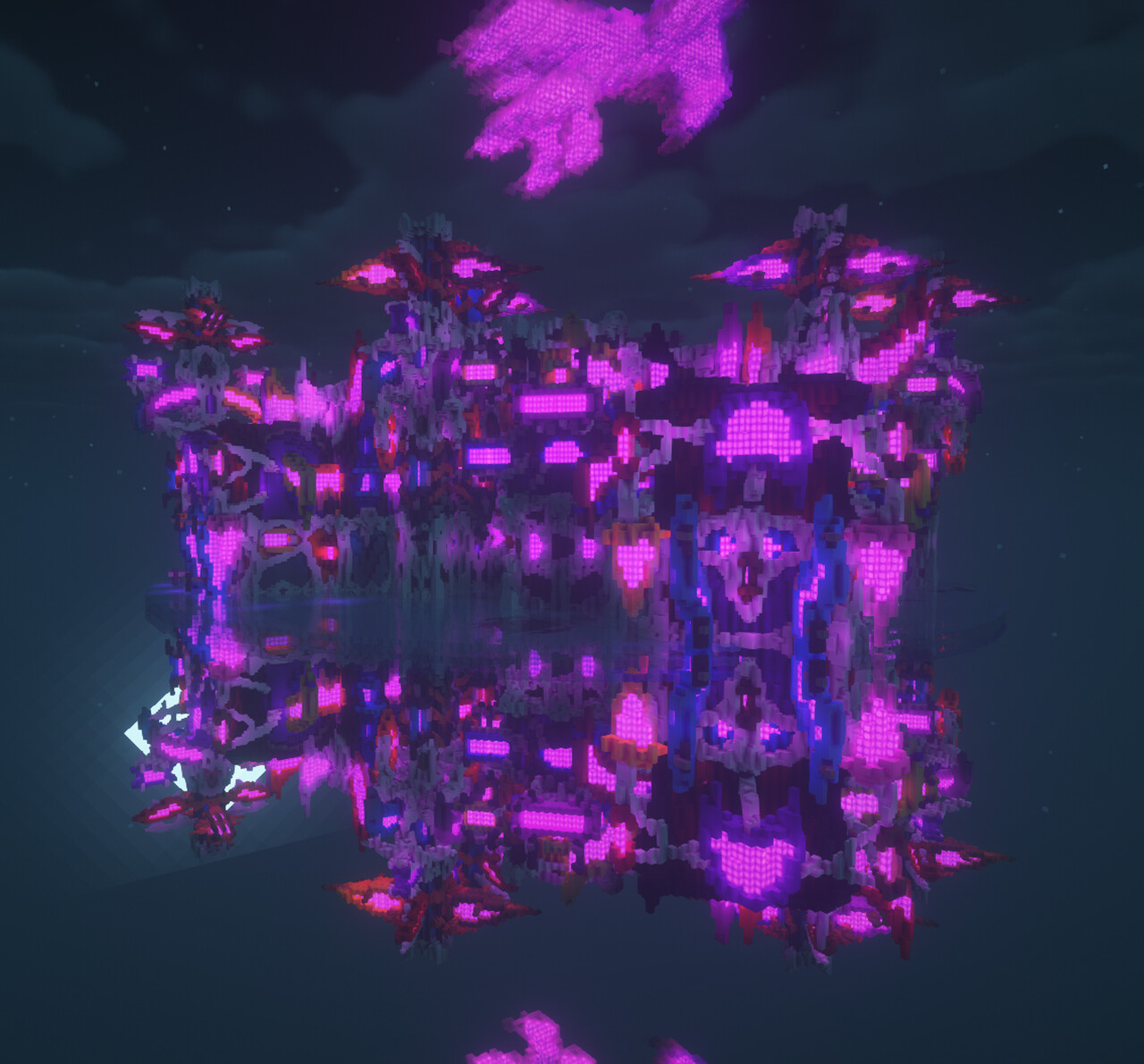 Cyberpunk City of Cybernetic Colour - An 'FBC' Contest Entry Minecraft Map