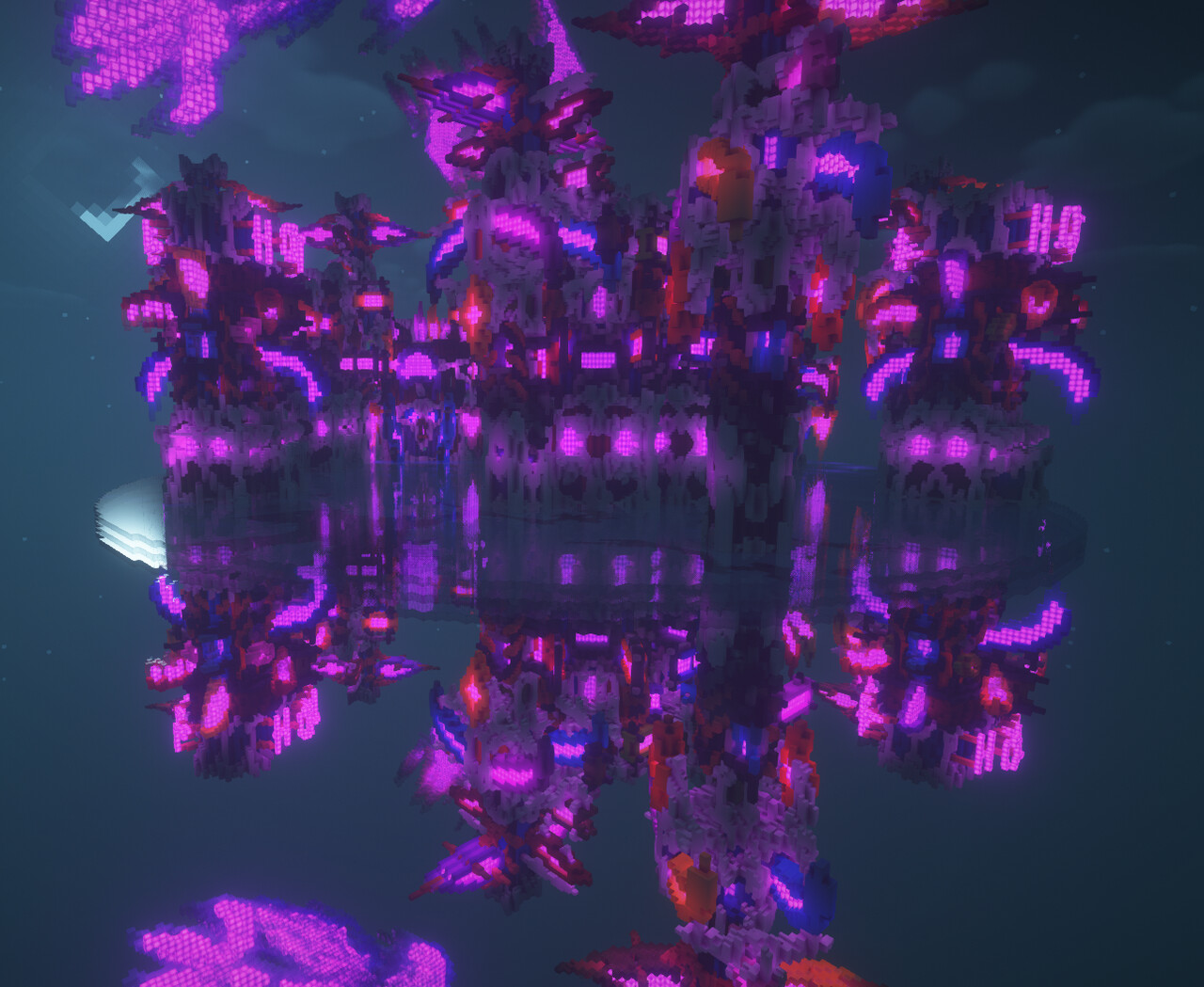 Cyberpunk City of Cybernetic Colour - An 'FBC' Contest Entry Minecraft Map