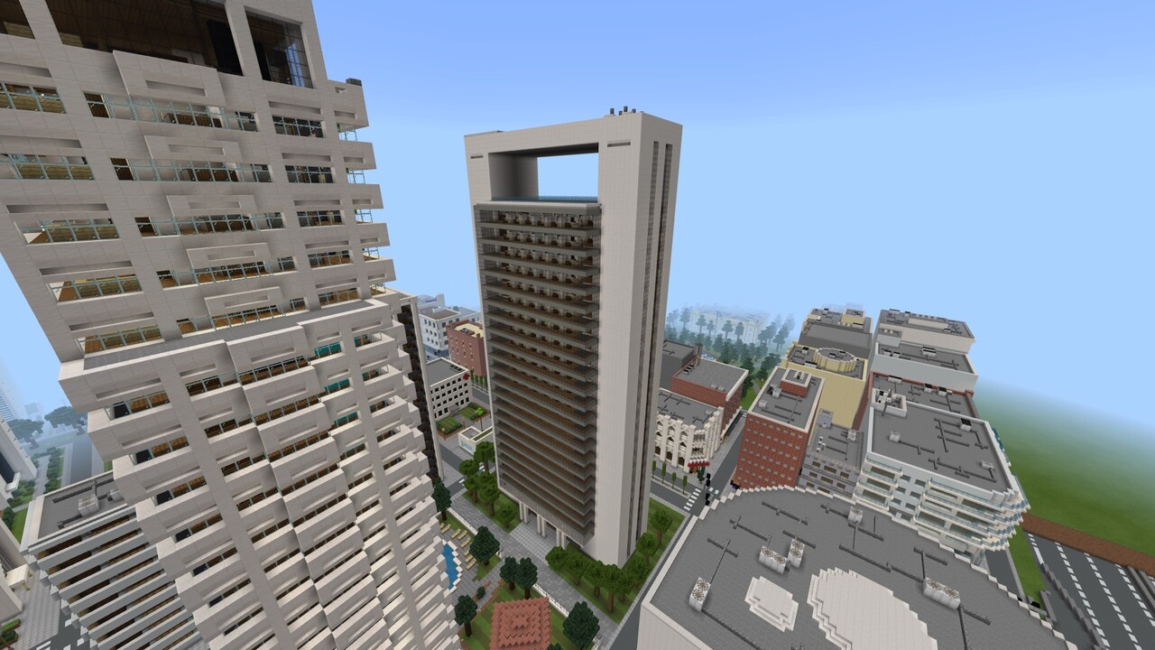 ICBC Tower in Puerto Madero, Buenos Aires, Argentina Minecraft Map