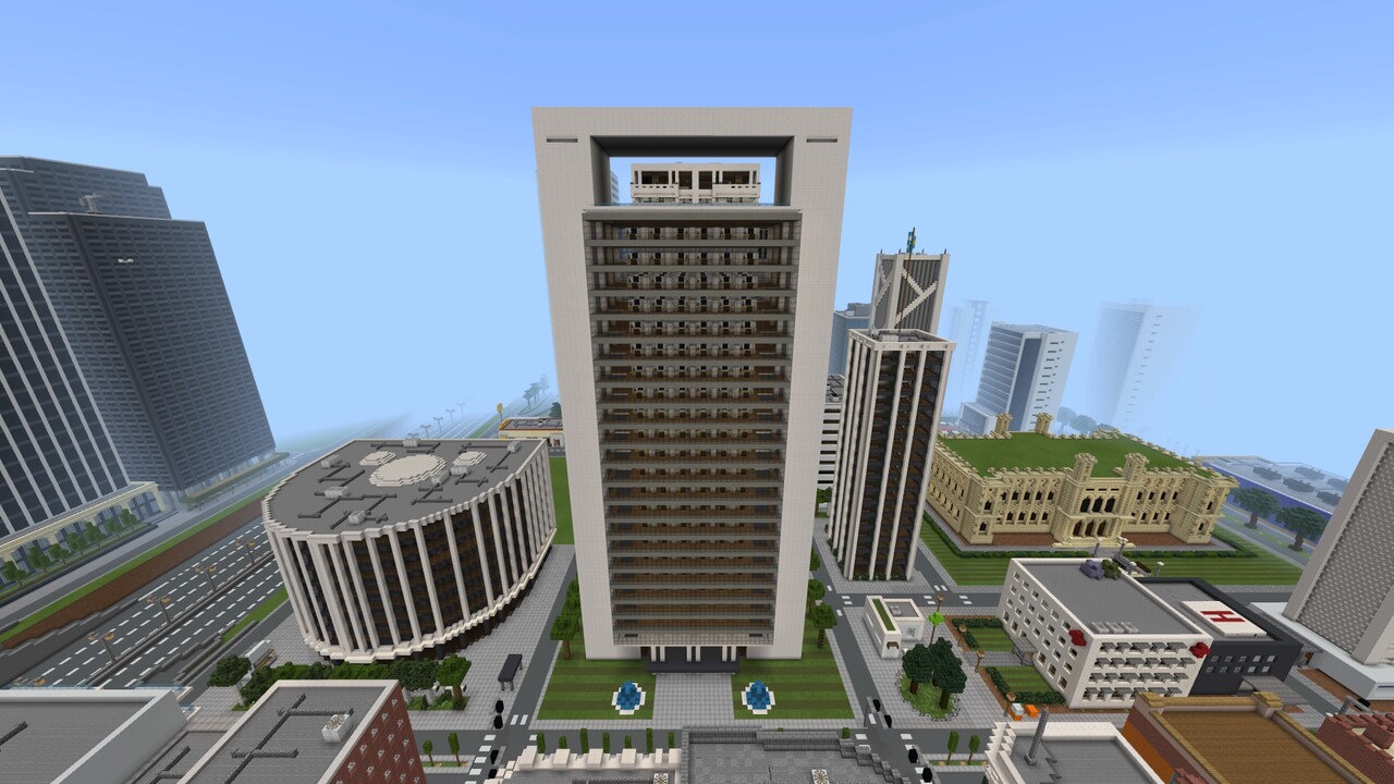 ICBC Tower in Puerto Madero, Buenos Aires, Argentina Minecraft Map