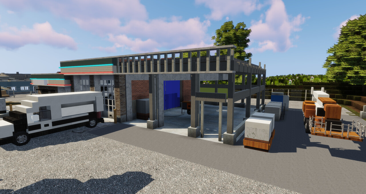 Mechanic shop | TRS Minecraft Map