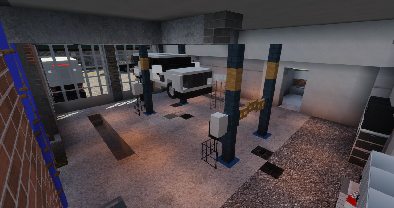 Mechanic shop | TRS Minecraft Map