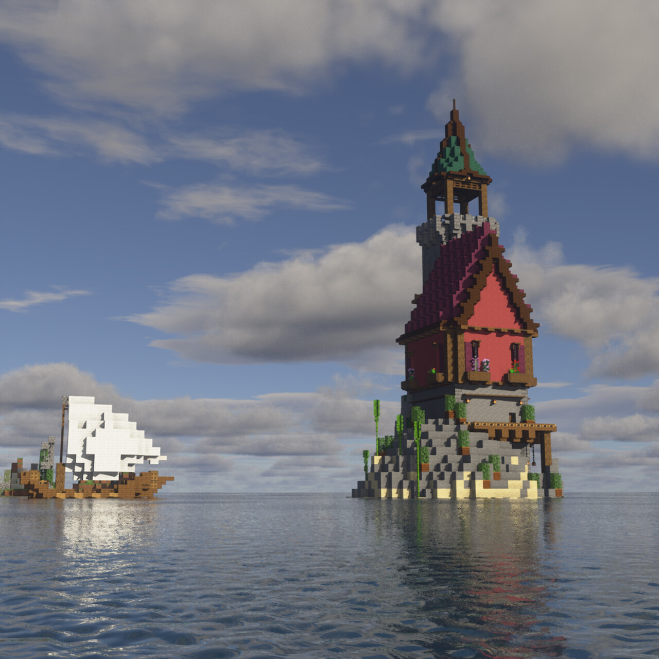 Medieval Lighthouse Minecraft Map
