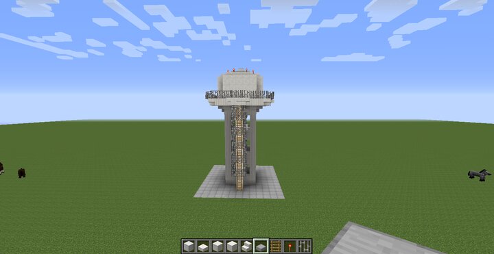 [MC-1.7.10] Quartz District Water Tower Minecraft Map