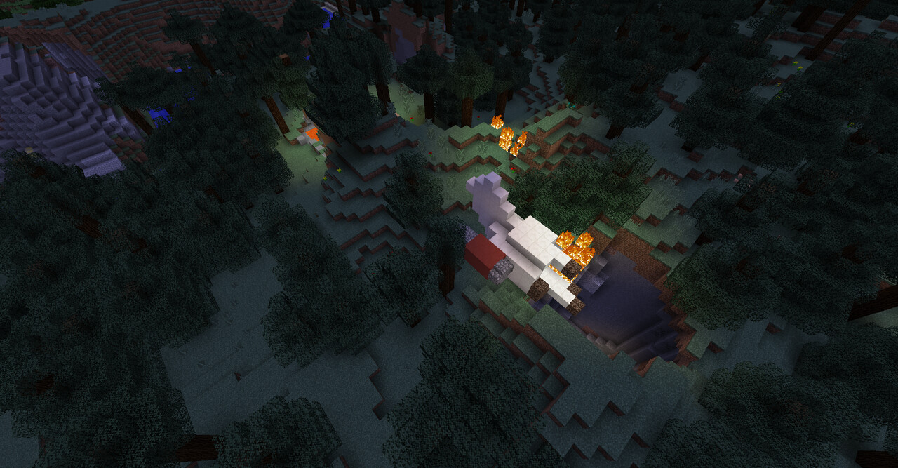 airplane survival Minecraft Map