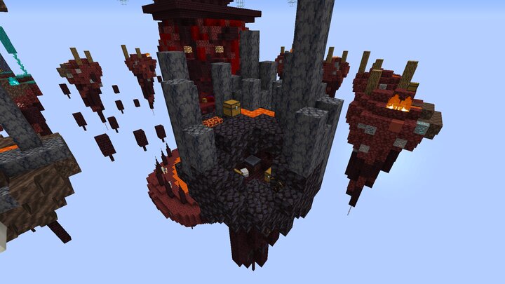 Better Cubecraft Skywars Nether map 1.16 Minecraft Map