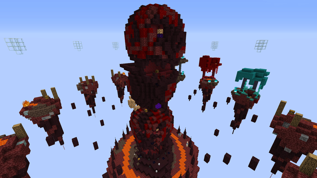 Better Cubecraft Skywars Nether map 1.16 Minecraft Map
