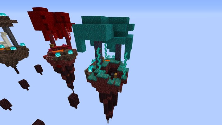 Better Cubecraft Skywars Nether map 1.16 Minecraft Map
