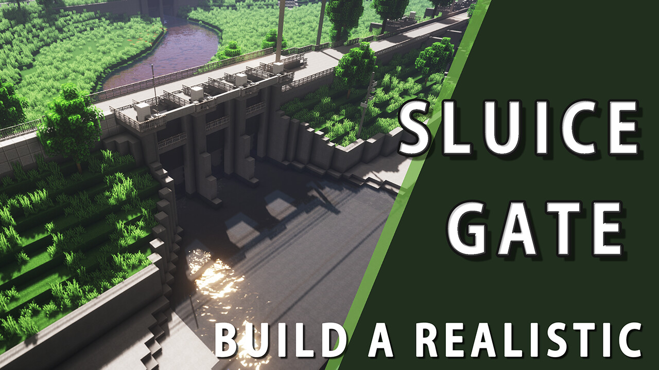 sluice gate area Minecraft Map